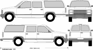 Chevy Suburban Clipart