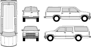 Chevy Suburban Clipart