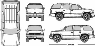 Chevy Suburban Clipart
