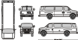 Ford Van Outline